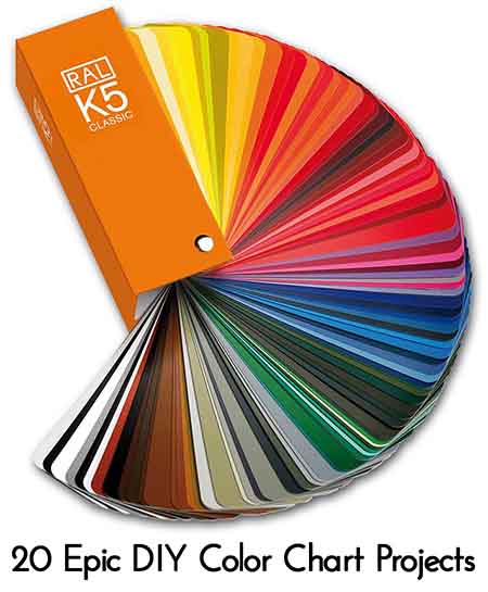 20 Epic DIY Color Chart Projects